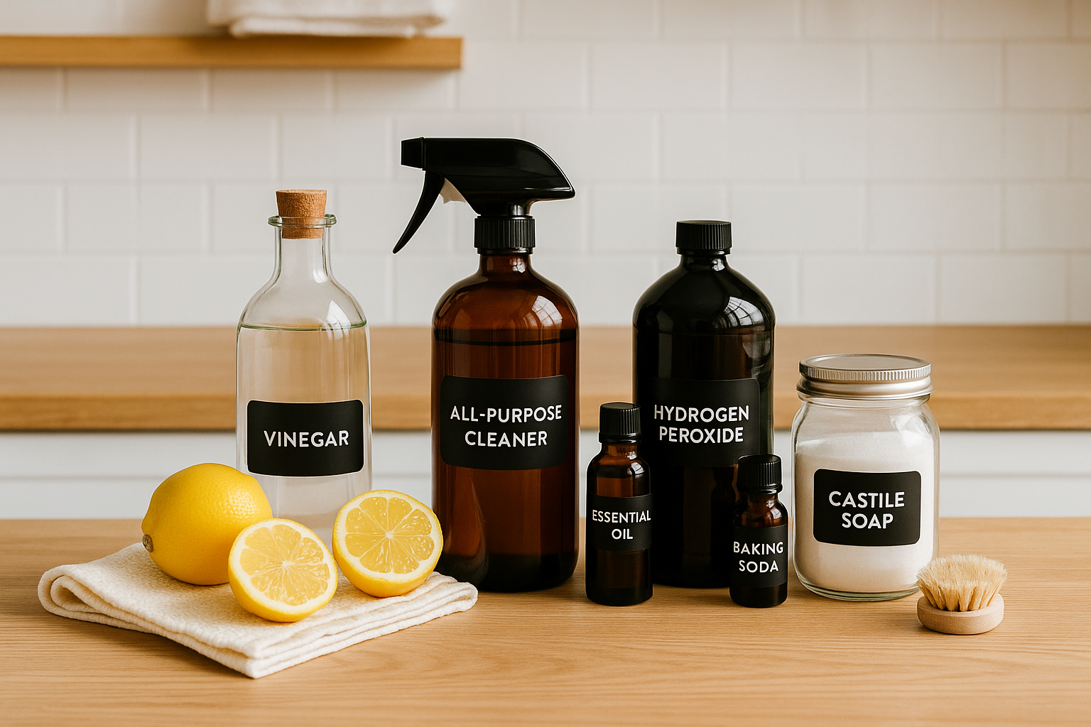 How to Build Your Own DIY Natural Cleaning Kit (Natural, Effective ...